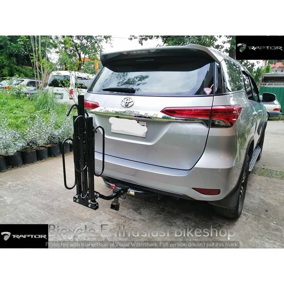 Authentic Raptor Bike Rack Hitch Mounted Raptor Ride Wild XC2 Bicycle ...