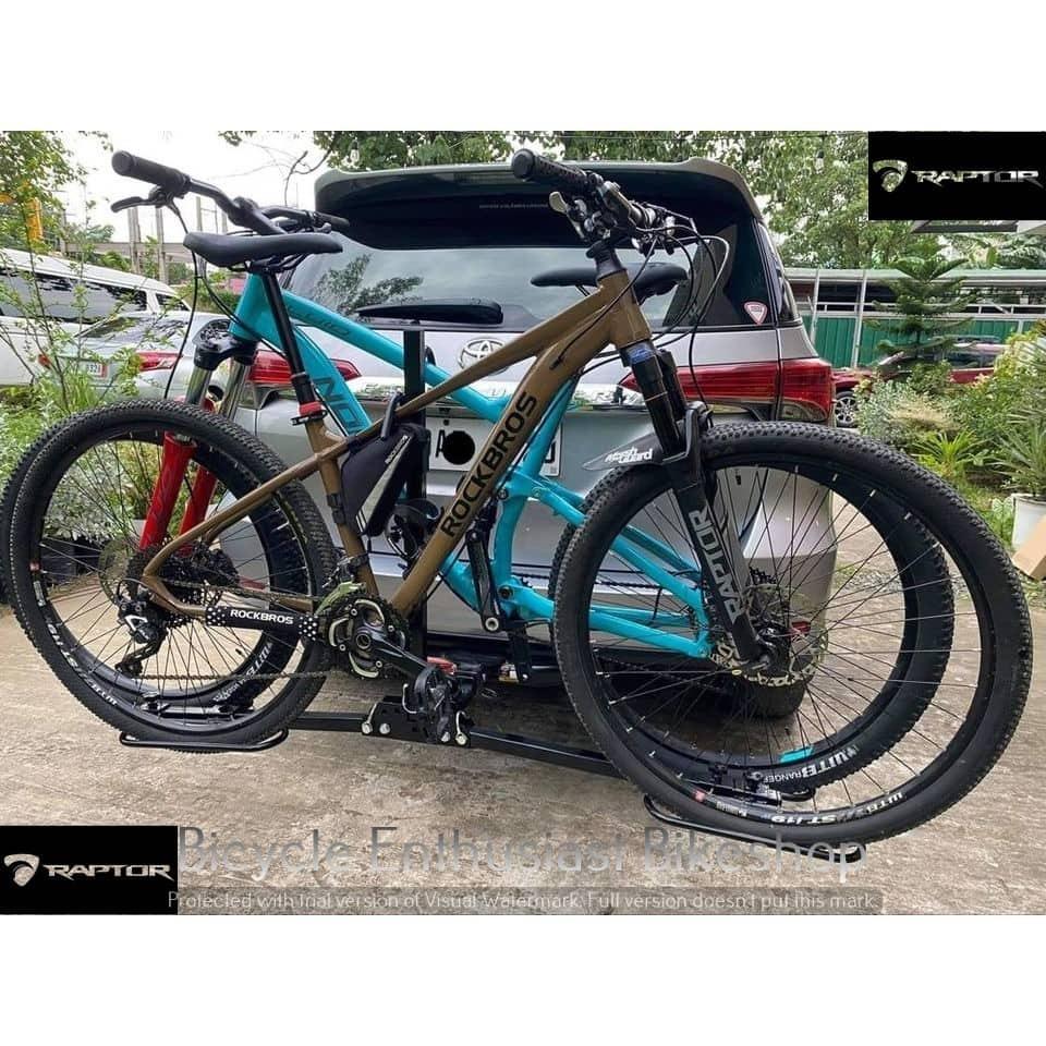 Authentic Raptor Bike Rack Hitch Mounted Raptor Ride Wild XC2 Bicycle ...