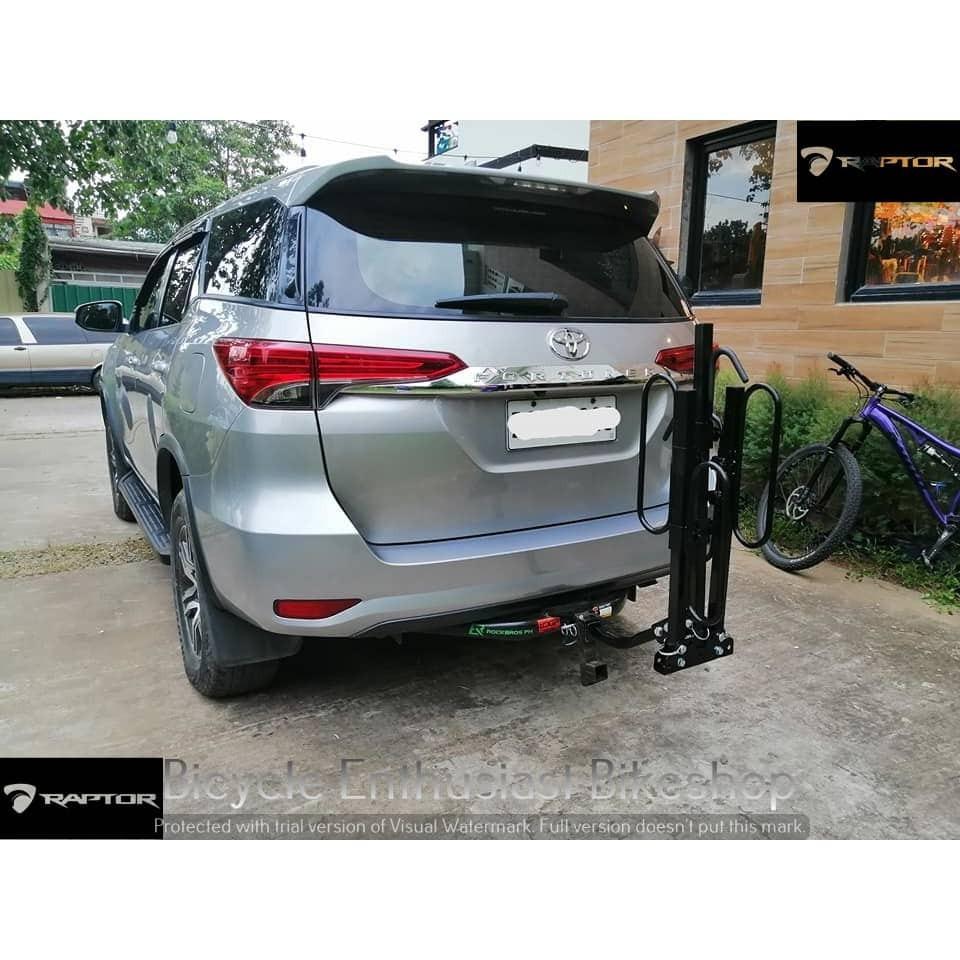 Authentic Raptor Bike Rack Hitch Mounted Raptor Ride Wild XC2 Bicycle ...