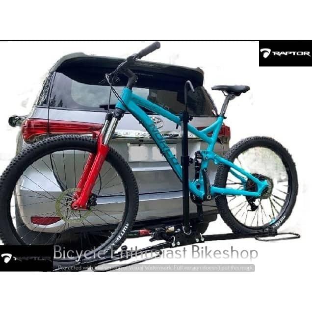 Authentic Raptor Bike Rack Hitch Mounted Raptor Ride Wild XC2 Bicycle ...