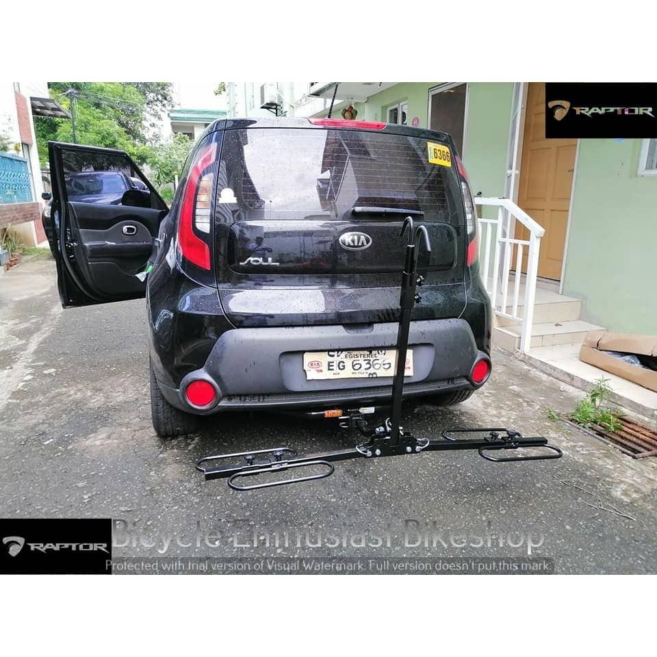 Authentic Raptor Bike Rack Hitch Mounted Raptor Ride Wild XC2 Bicycle ...