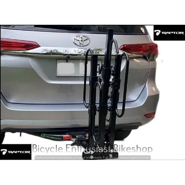 Authentic Raptor Bike Rack Hitch Mounted Raptor Ride Wild XC2 Bicycle ...