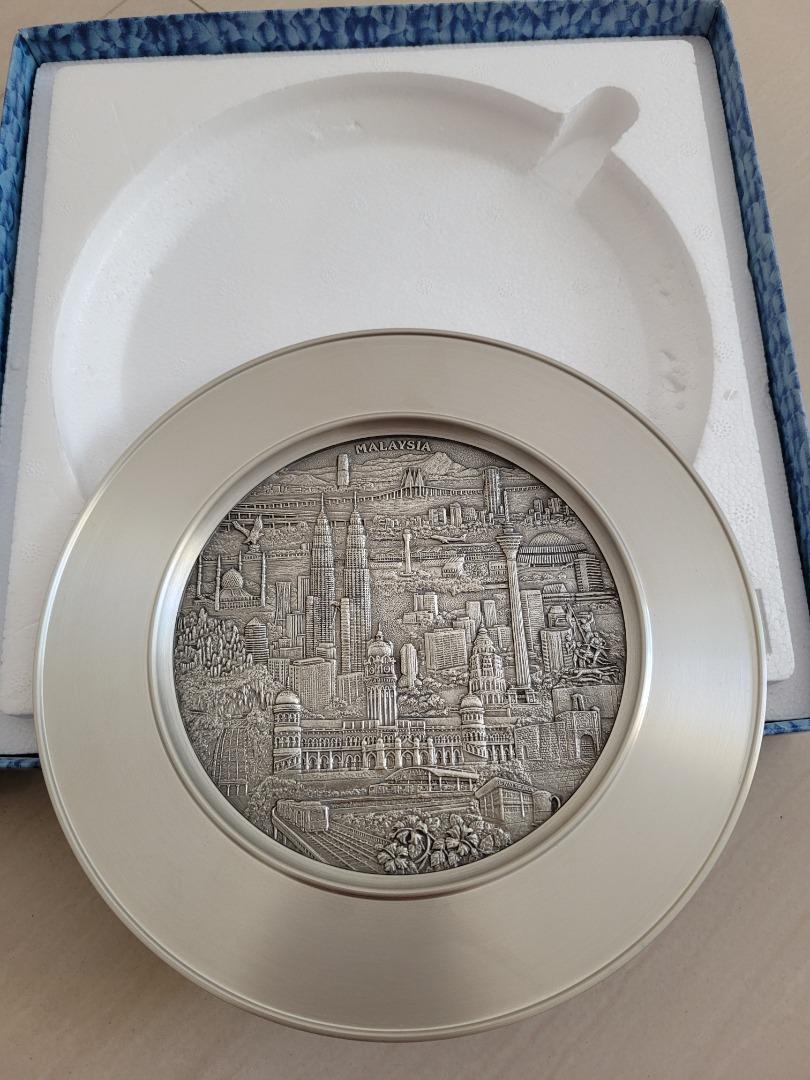 Perfect Gift! Authentic Royal Selangor Malaysian Landmarks Plate with ...