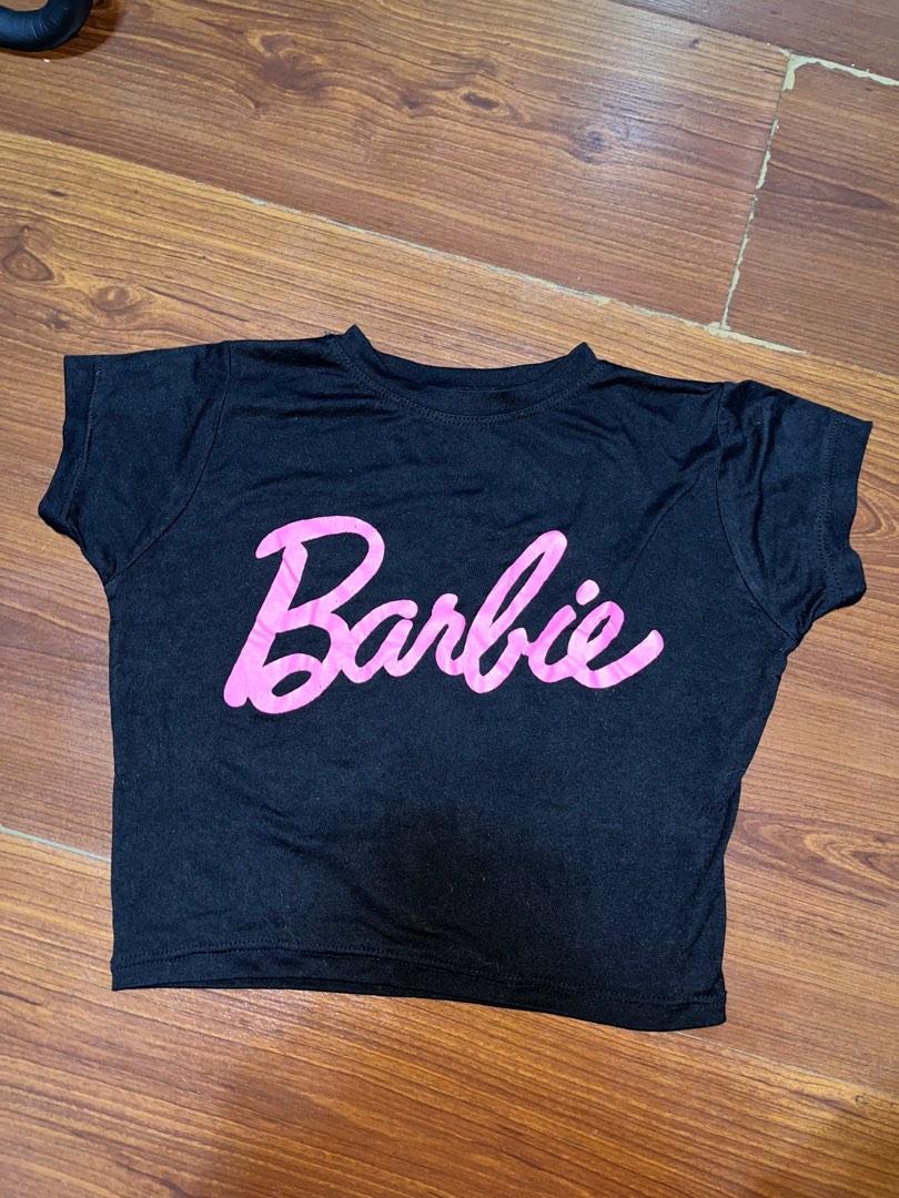Barbie Crop Top, Women's Fashion, Tops, Blouses on Carousell