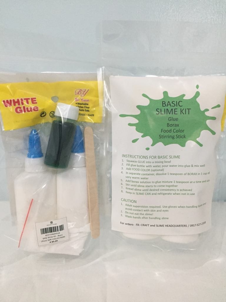 BASIC SLIME KIT DIY do-it-yourself slimekit arts crafts sensory toys ...