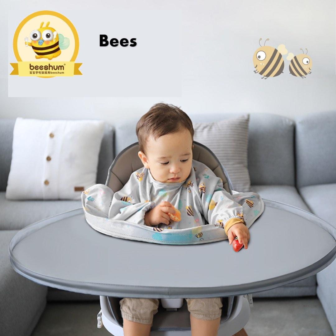 Bees hum Baby Weaning bib & tray, Babies & Kids, Nursing & Feeding ...