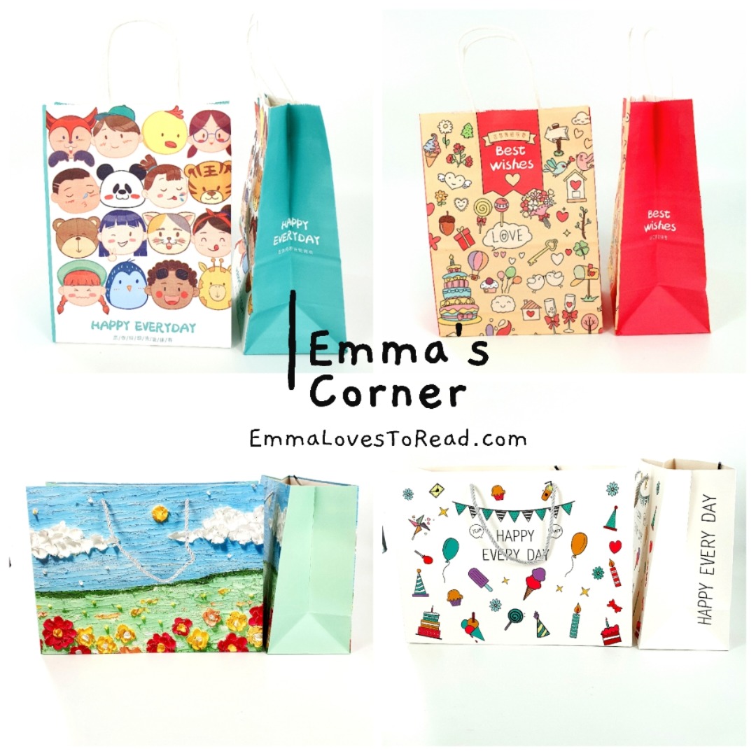 Birthday Paper Bag Goodie Bag Gift Bag (5pcs), Hobbies & Toys ...