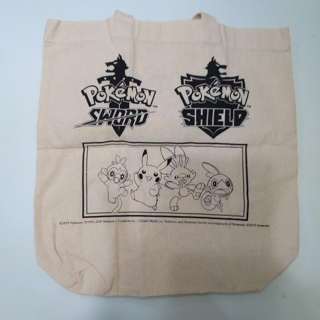 [BN] Pokemon Tote Bag and Folding Fan, Women's Fashion, Bags & Wallets ...