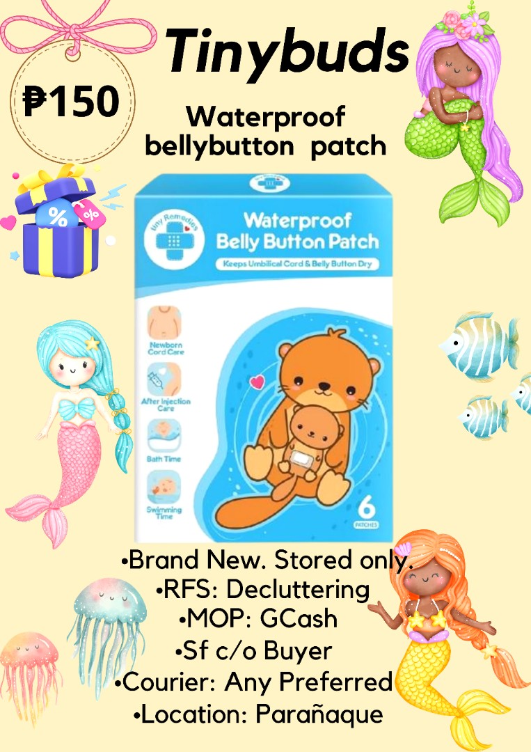 Brand new Tiny Buds Waterproof Belly Button Patch 1box, Babies & Kids, Bathing & Changing, Other ...