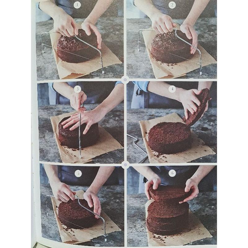 Cake slicing tool divider cakes slicer separator leveler cutting wire ...