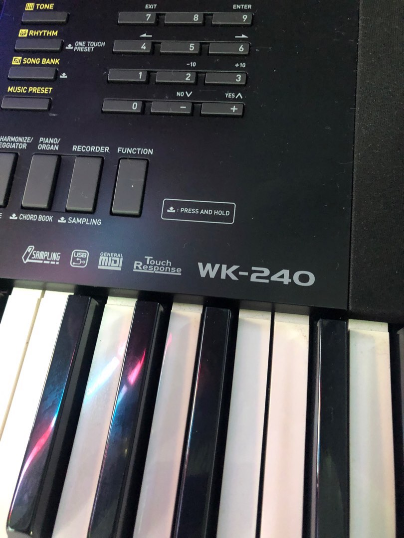 CASIO Keyboards WK-240, Hobbies & Toys, Music & Media, Musical ...