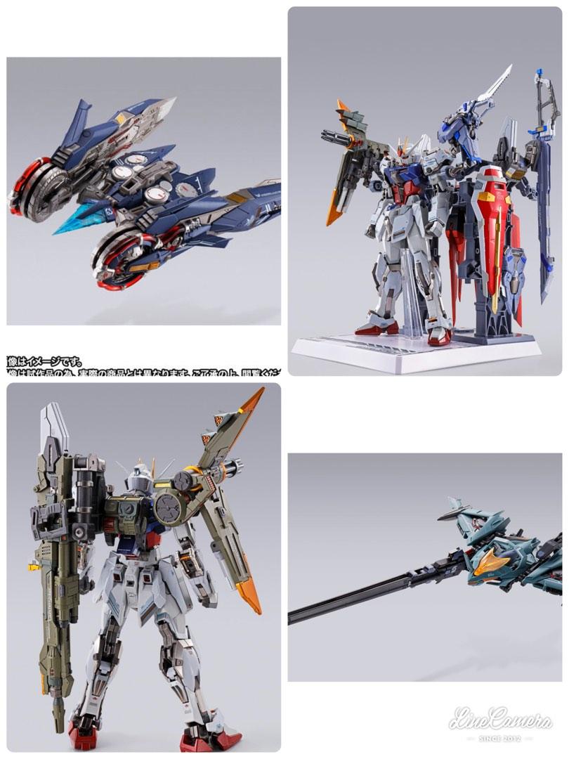 現貨 全新 METAL BUILD 突擊高達 劍裝+炮裝 10周年版+狙擊背包+陽電子炮背包 ★一套發售不散★ METAL BUILD SWORD STRIKER 10th Ver ...