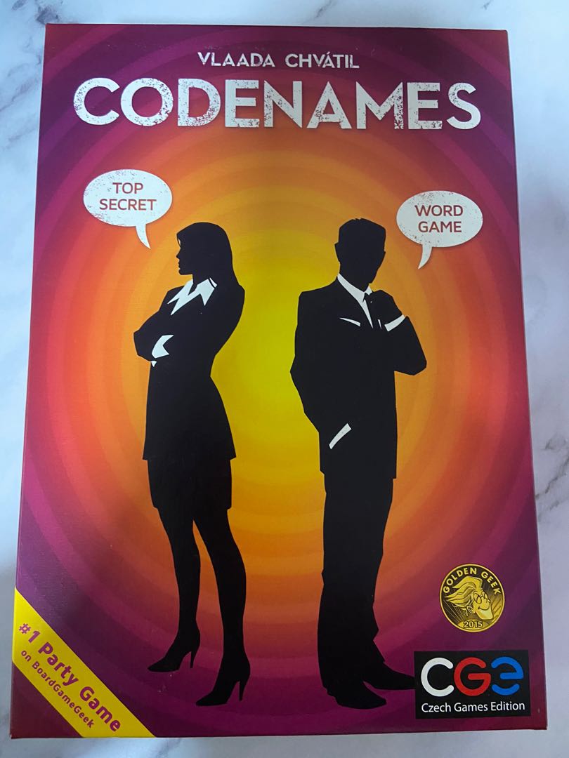 Codenames Board Game, Hobbies & Toys, Toys & Games on Carousell