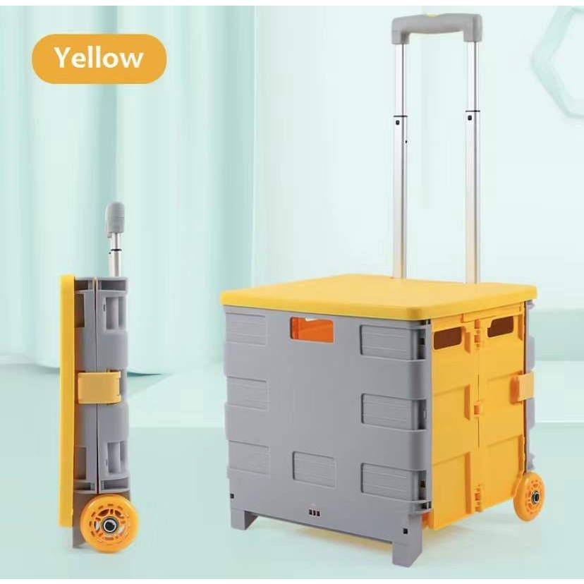 Collapsible utility cover Folding Boot Cart Shopping Trolley Fold Up ...