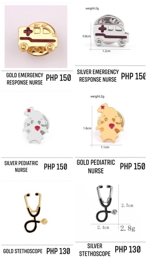 Collar Pins for Doctors, Nurses and Pilots, Women's Fashion, Jewelry ...