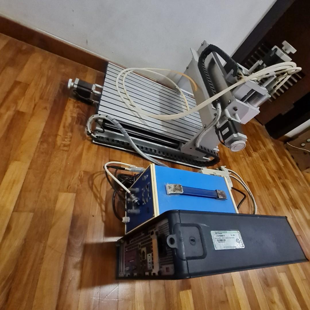 Complete CNC Milling Cutting machine adjustable spindle speed ...