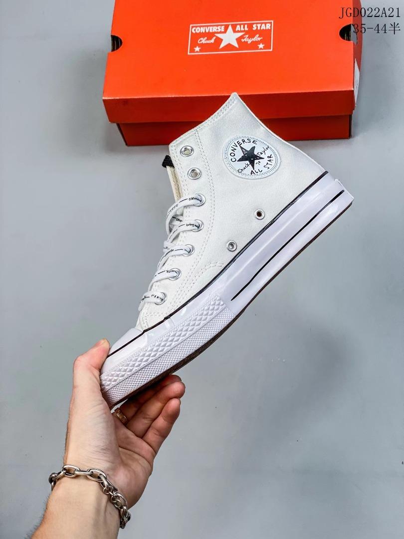 Converse 1970s classic high-top high-top vulcanized double guardrail ...
