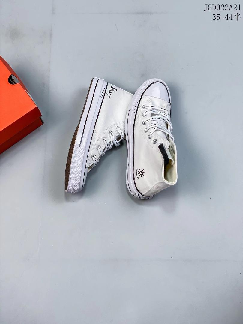 Converse 1970s classic high-top high-top vulcanized double guardrail ...