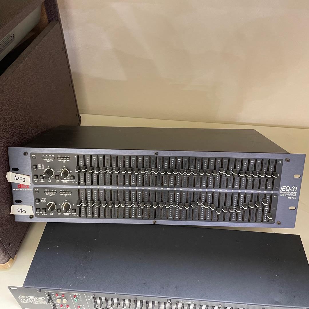 dbx iEQ31 Intelligent Dual 31-Band Graphic Equalizer with AFS, Audio, Other Audio Equipment on ...