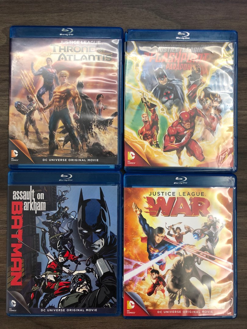 DC Blu Ray Animations, Hobbies & Toys, Toys & Games on Carousell