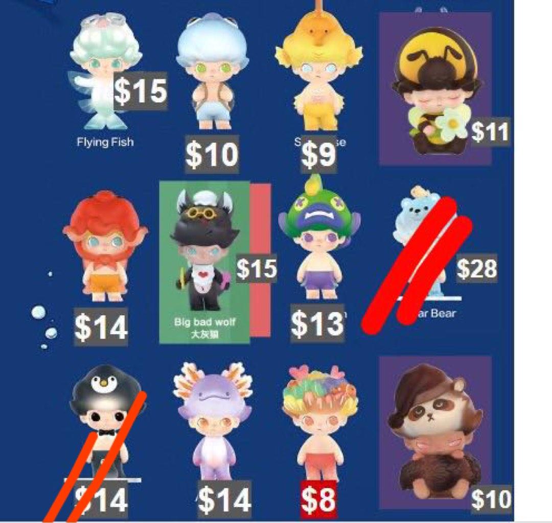 Dimoo Aquarium and Fairytale Forest Night Figurines, Hobbies & Toys ...