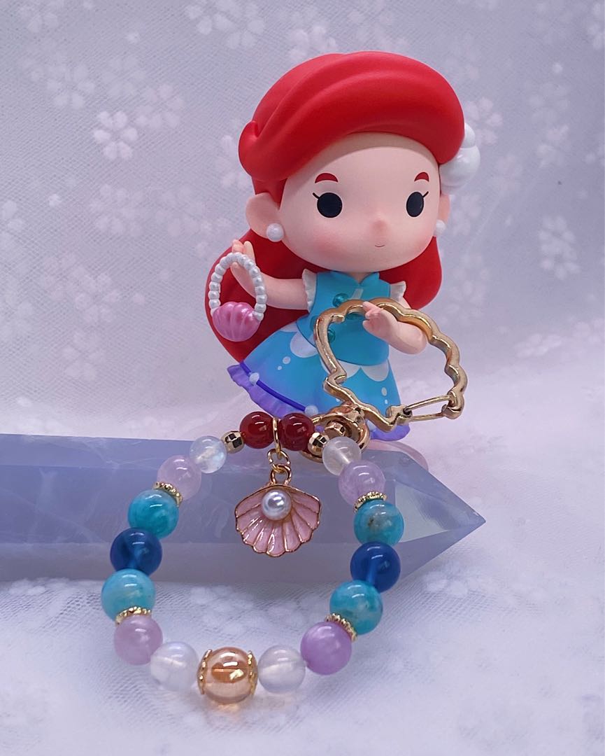 Disney Princess Ariel Inspired Bag Charms, Women's Fashion, Watches ...