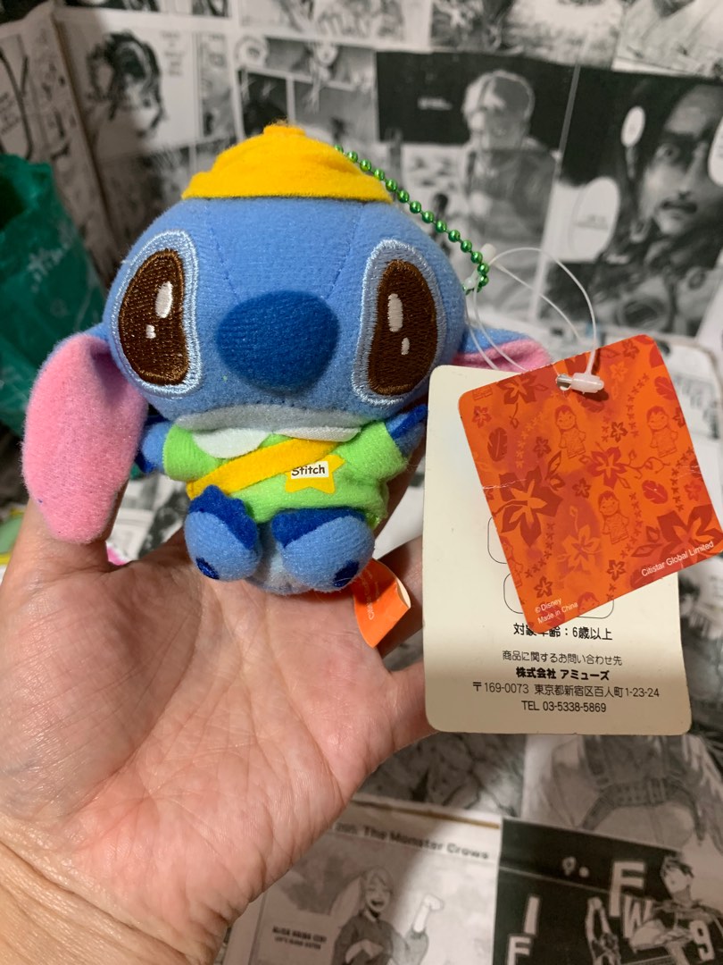 Disney Stitch Charm Plush, Hobbies & Toys, Toys & Games on Carousell