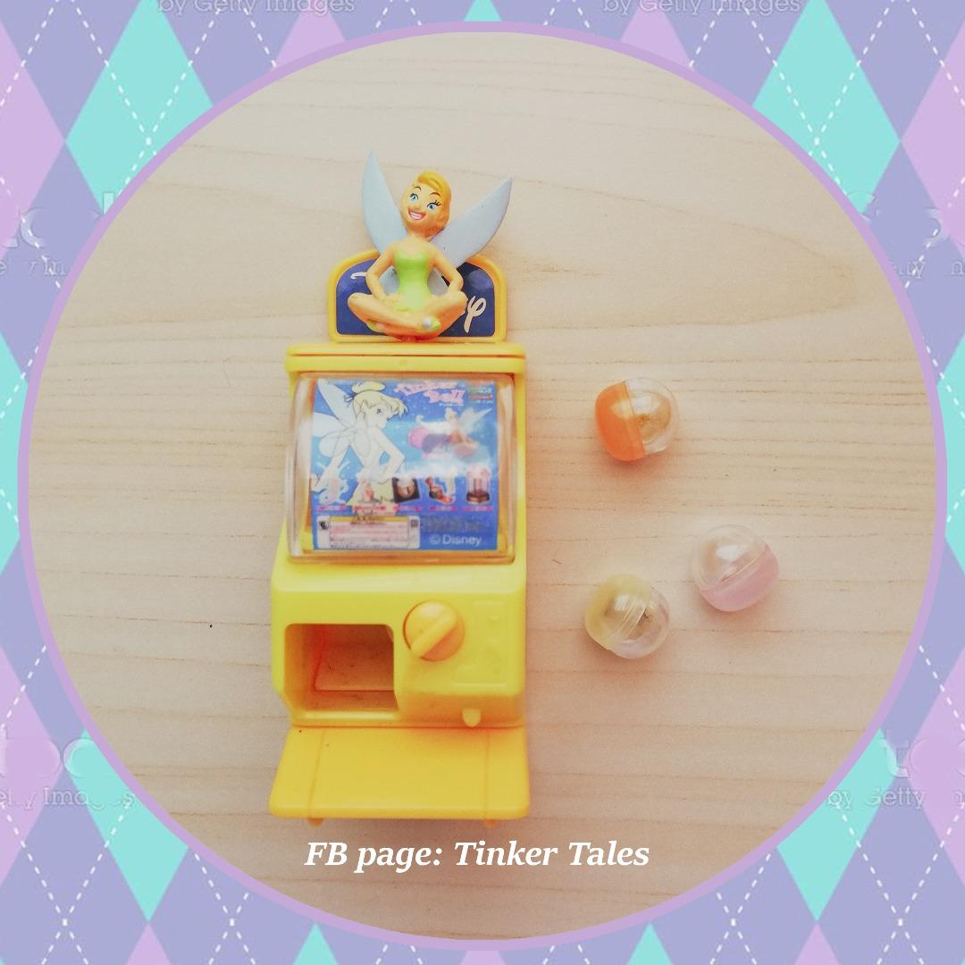 Disney Tinkerbell Mini Vending Machine Gachapon, Hobbies & Toys, Toys ...