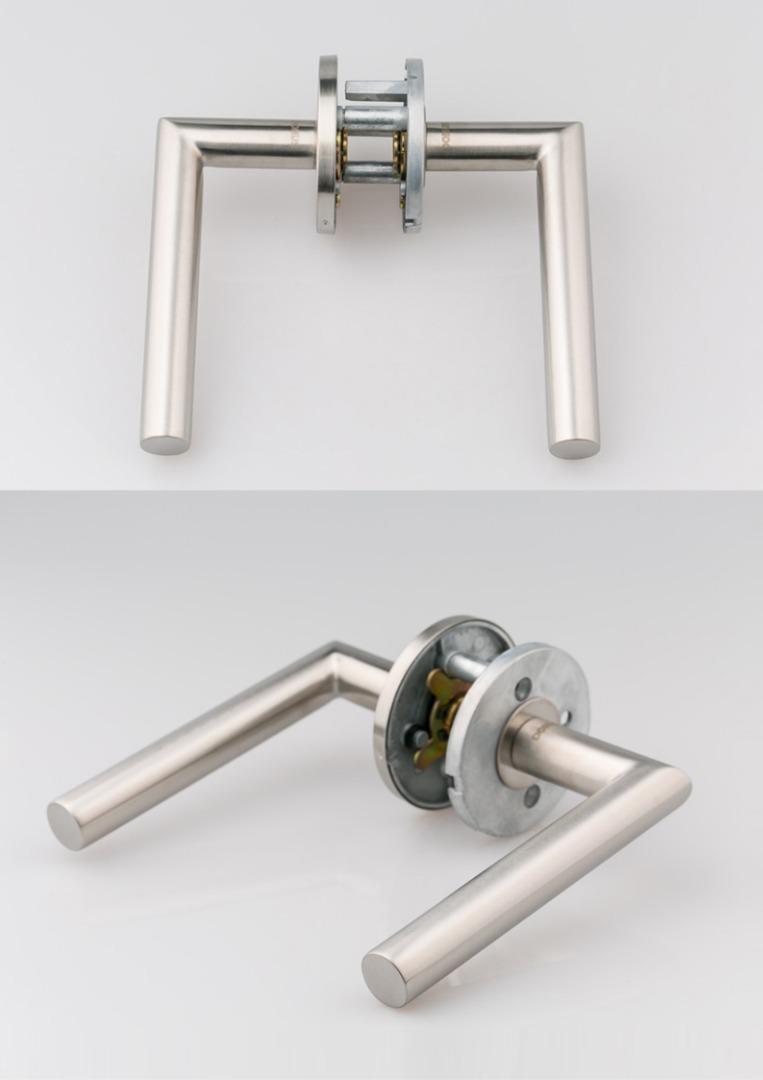 [DOMUS] Door Handle 907 Silver, Furniture & Home Living, Security ...