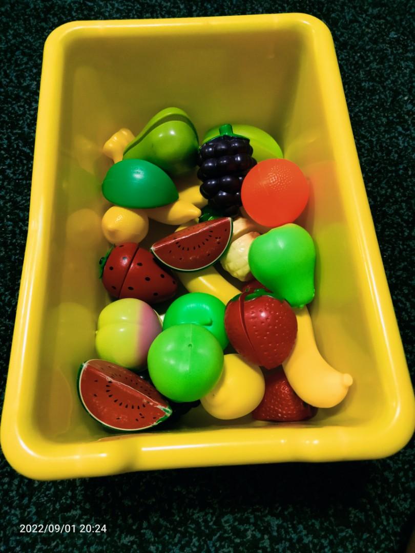 Dramatic Play toys (assorted food/ fruits & vegetables), Hobbies & Toys ...