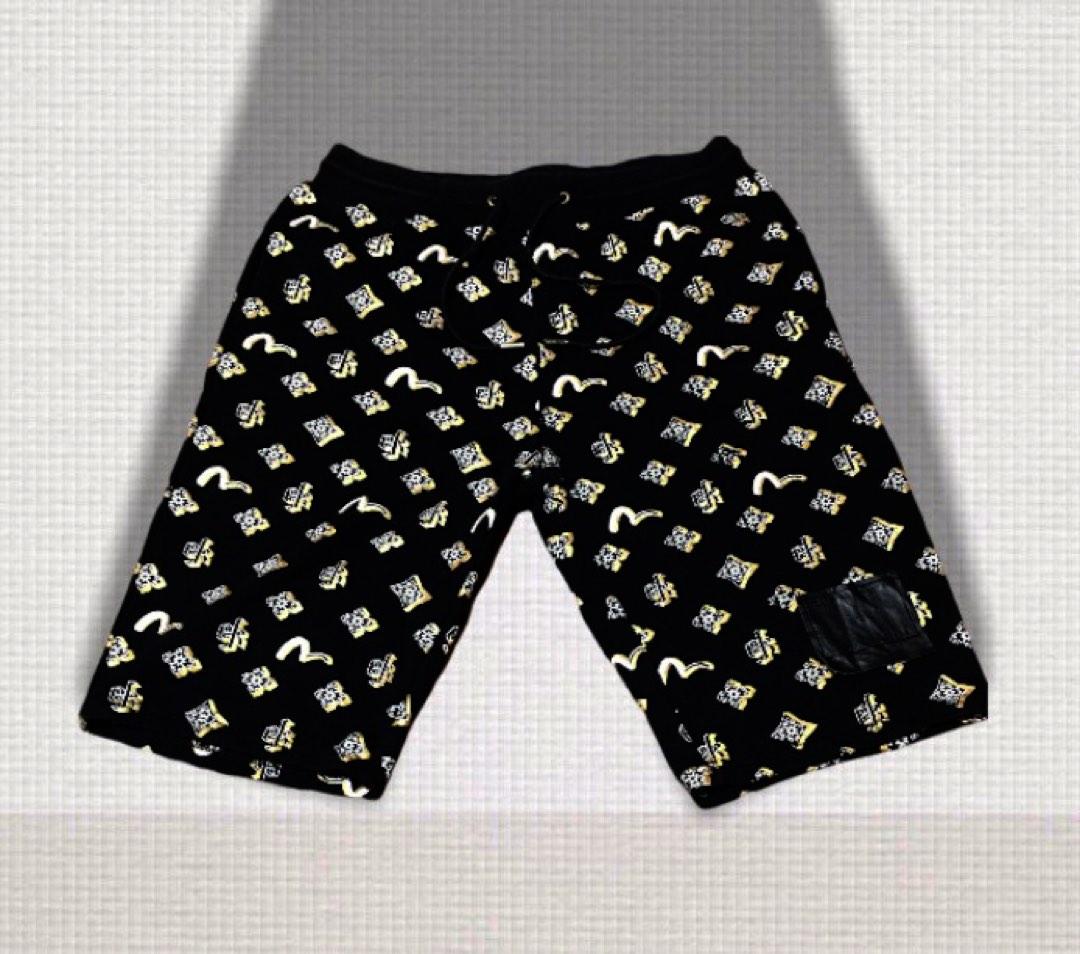 EvisuKuro all over print cotton short - authentic, Men's Fashion ...