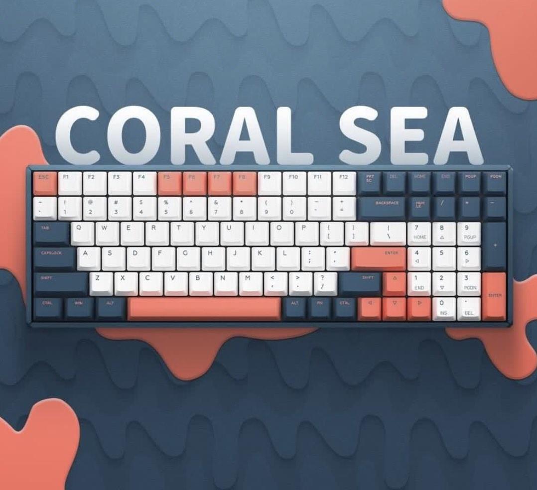 F96 IQUNIX coral sea keyboard, Computers & Tech, Parts & Accessories ...