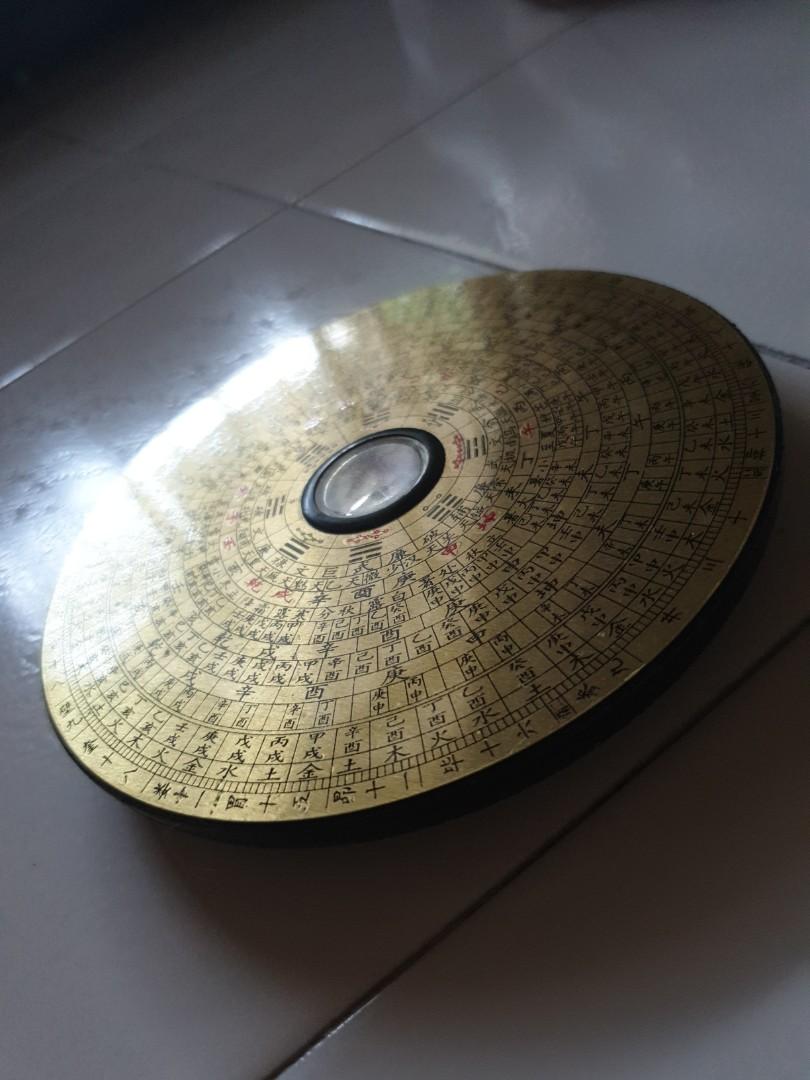 Feng Shui Luo Pan Compass (Gold), Hobbies & Toys, Collectibles ...