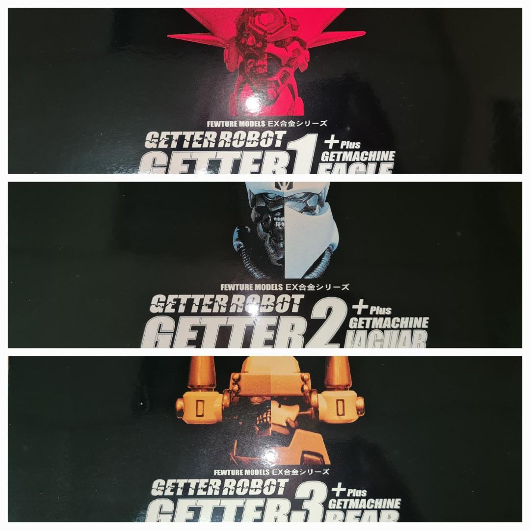 Fewture Models EX Chogokin Getter 1, 2 & 3 First Version, Hobbies ...