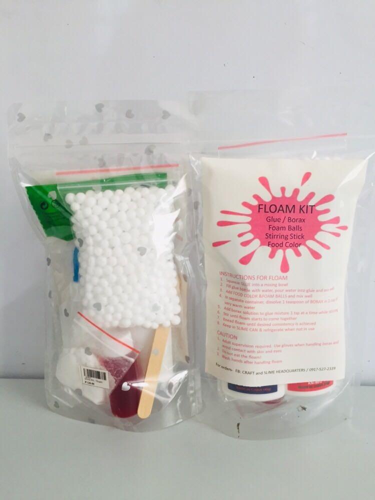 FLOAM SLIME KIT DIY do-it-yourself slimekit arts crafts sensory toys ...