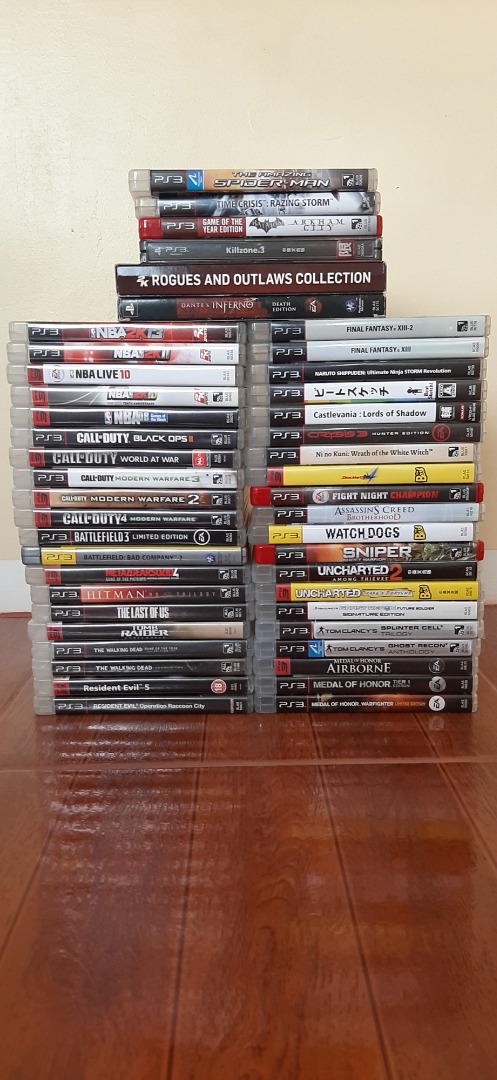 FOR SALE RUSH (46 PS3 GAMES), Video Gaming, Video Games, PlayStation on Carousell