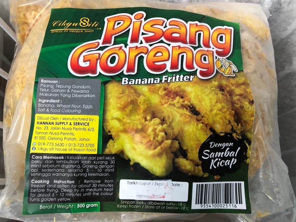 Frozen pisang goreng, Food & Drinks, Chilled & Frozen Food on Carousell