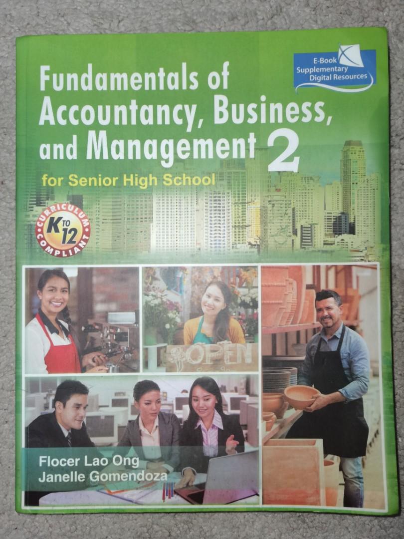 Fundamentals of Accountancy, Business, and Management 2, Hobbies & Toys ...