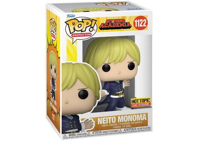 FUNKO POP! My Hero Academia (MHA) (Neito Monoma #1122 Hot Topic Class ...