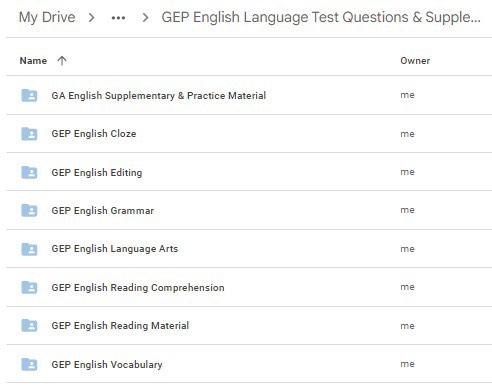 GEP GIFTED EDUCATION PROGRAMME PREPARATION & TEST PAPER BUNDLES ...