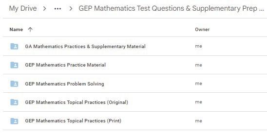 GEP GIFTED EDUCATION PROGRAMME PREPARATION & TEST PAPER BUNDLES ...