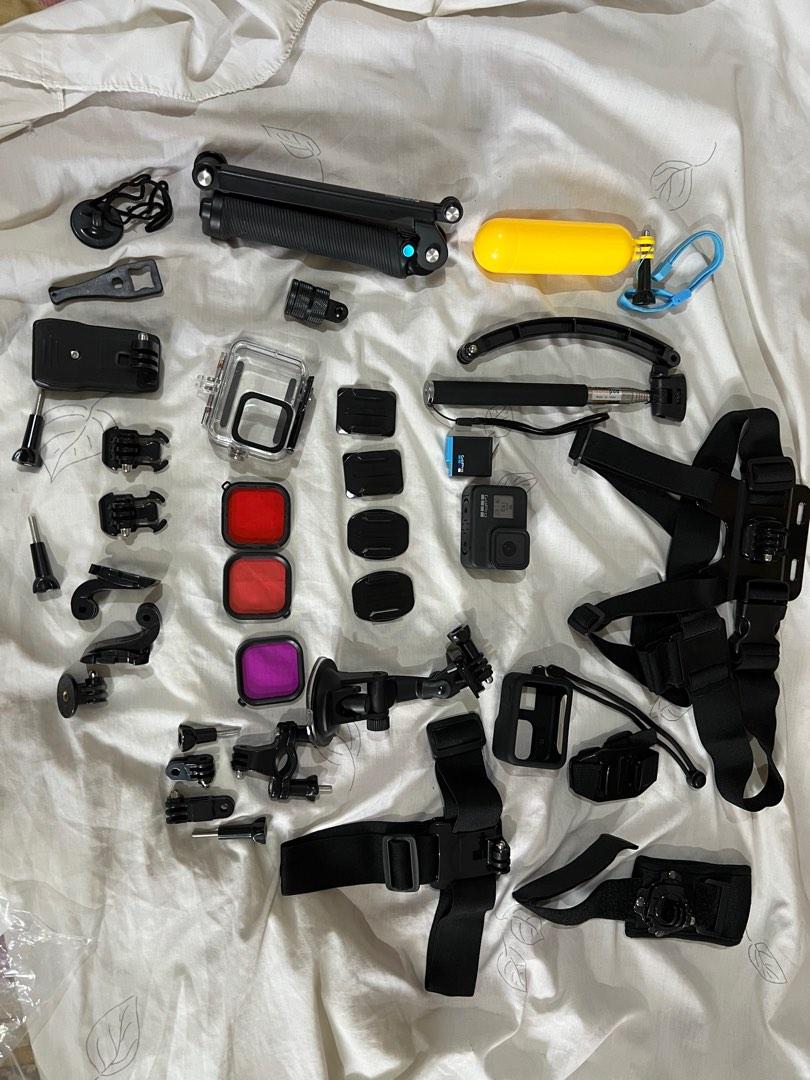 GoPro Hero 8 + mounting accessories, Photography, Cameras on Carousell