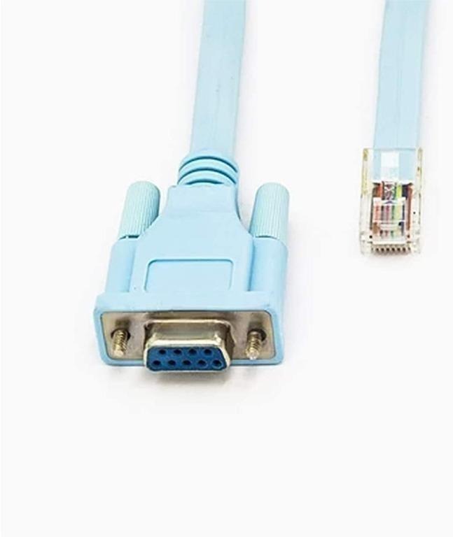 H2036 Console Cable DB9 Female to RJ45 Male RJ45 to DB9 RS232 Adapter ...