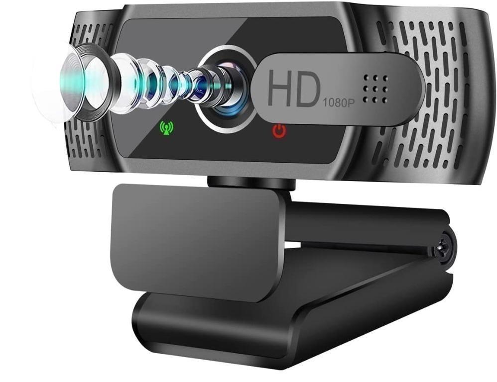 H2188 Eyonme W6 Webcam HD 1080p Web Camera with Microphone USB PC ...