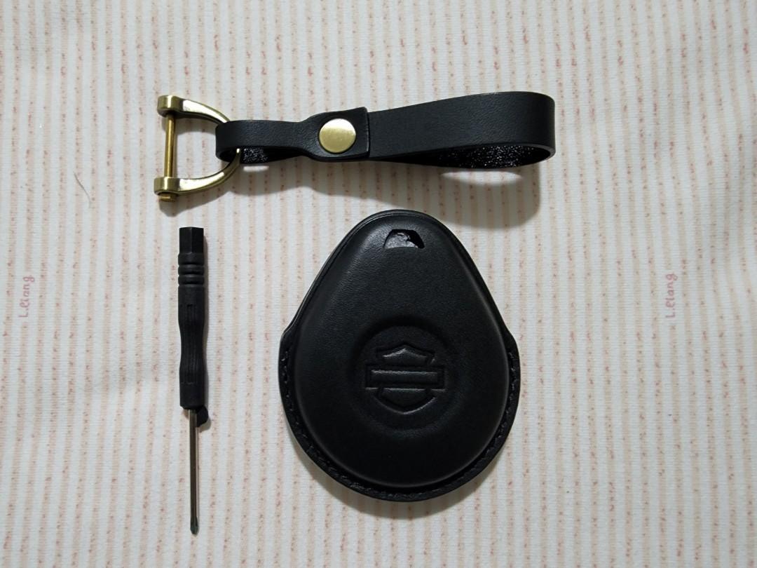 Harley Davidson Leather Key Fob Case, Motorcycles, Motorcycle Apparel ...