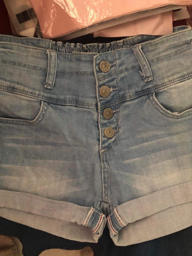 high waisted short, Women's Fashion, Bottoms, Shorts on Carousell