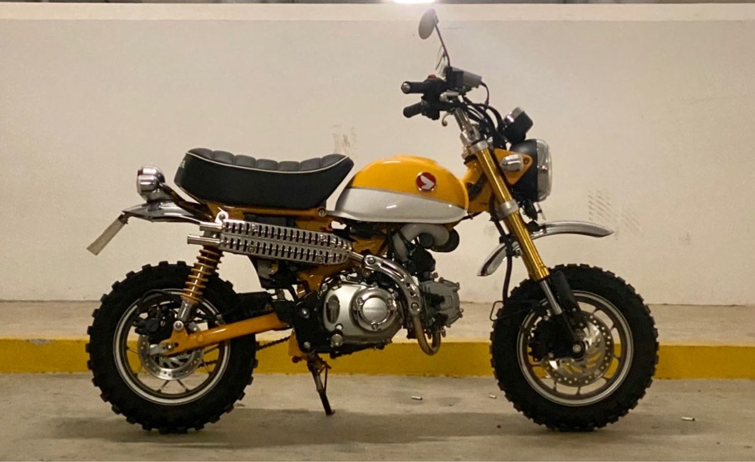 Honda monkey 125 with vintage plate number, Motorcycles, Motorcycles ...