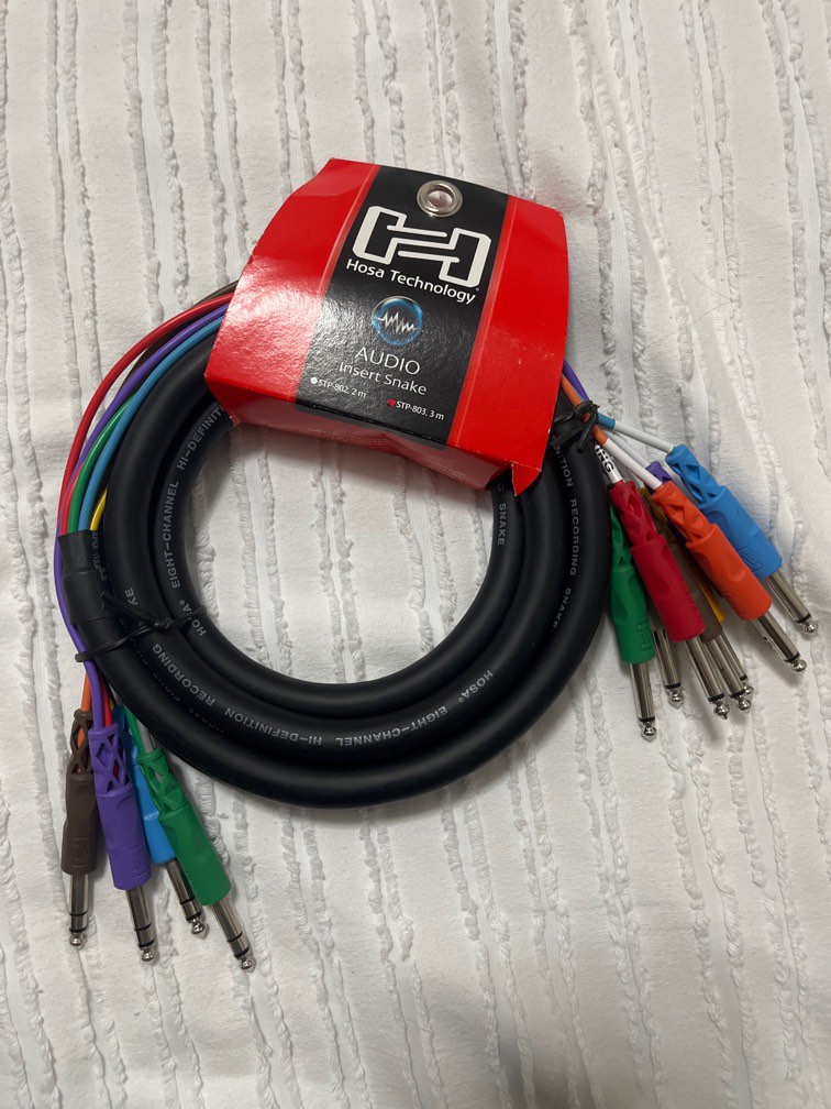 Hosa 3m Insert Snake, Audio, Other Audio Equipment on Carousell