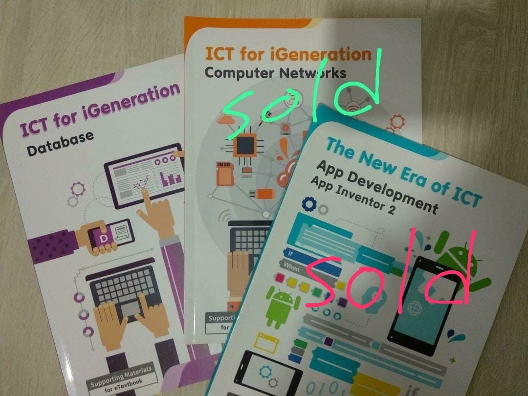 ICT for iGeneration Database, 興趣及遊戲, 書本 & 文具, 教科書 - Carousell