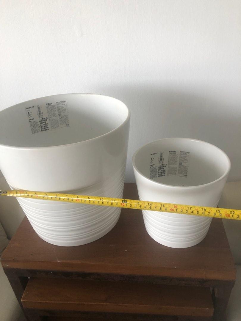 IKEA Plant Pot MUSKOT x 2, Furniture & Home Living, Gardening, Pots ...